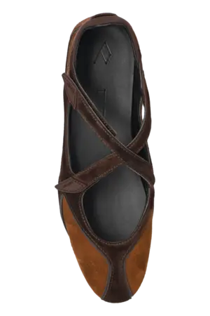 Attico Floor 01' Suede Ballerina Flats