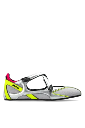 Attico Ballet Flats ‘floor 01 - Silver