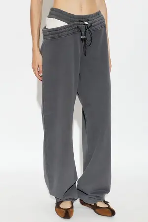 Attico Sweatpants With Slits