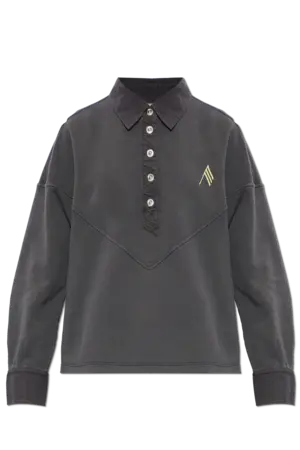 Attico Oversize' Long Sleeve Polo