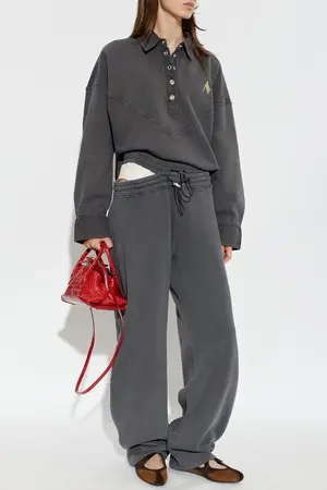Attico Oversize' Long Sleeve Polo