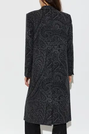 Etro Double-breasted Wool Coat