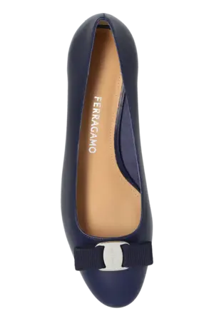 FERRAGAMO Vara Heeled Shoes - Navy Blue