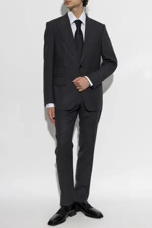 TOM FORD Wool Suit With A Check Pattern