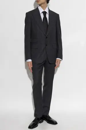 TOM FORD Wool Suit With A Check Pattern