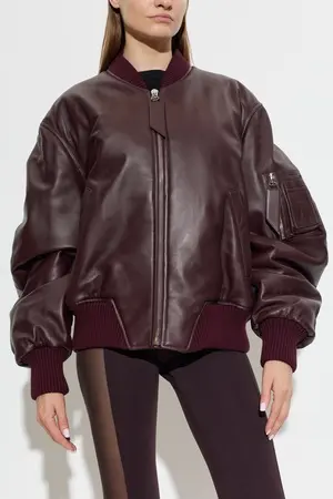 Attico Leather 'bomber' Jacket