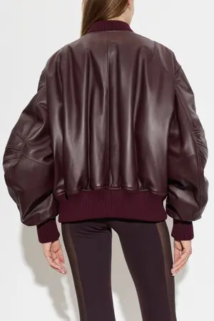 Attico Leather 'bomber' Jacket