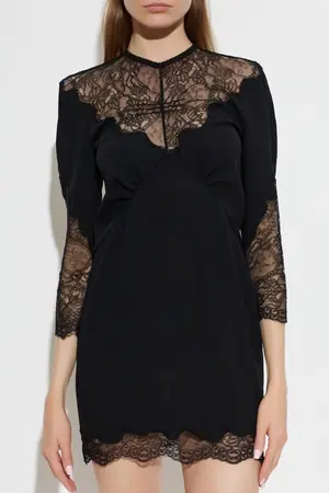 Attico Lace Trimmed Dress
