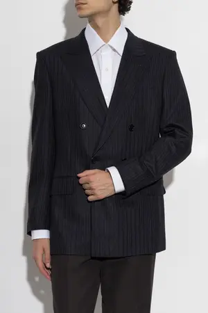 TOM FORD Double-breasted Blazer With Closed Lapels