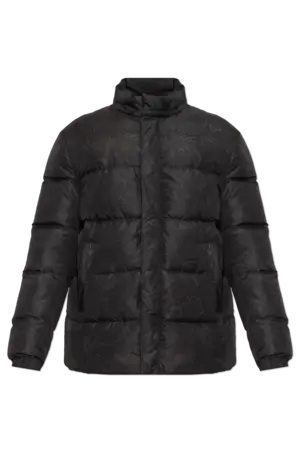 Etro Puffer Jacket With Logo - Black