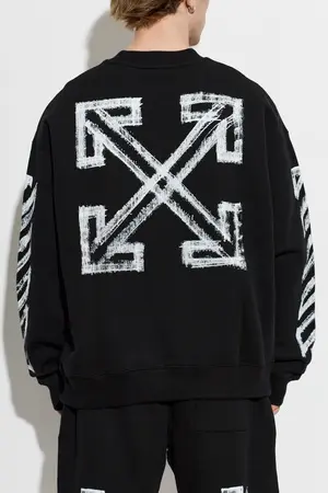 Off-White Sweatshirt With Printed Logo