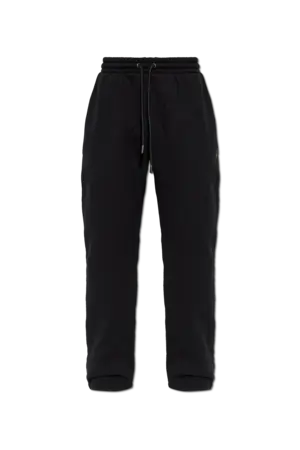 Off-White Sweatpants With A Colorful Printed Logo - Black