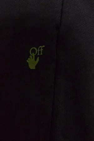 Off-White Sweatpants With A Colorful Printed Logo