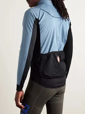CASTELLI Alpha Logo-appliquéd Stretch-jersey Cycling Jacket