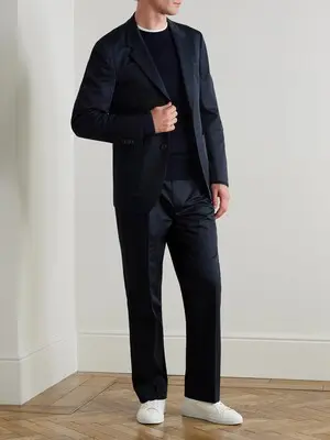 Mr P. Organic Cotton-poplin Suit Jacket