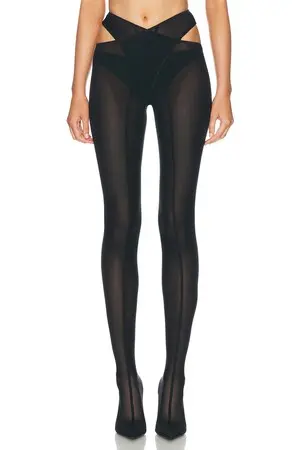 Attico Cheopissima Thigh High Boots - Black