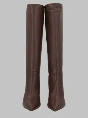 Paris Texas Leather Boots - Brown