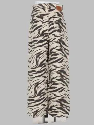 GANNI Jeans Con Stampa Animalier