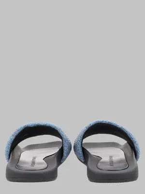 Alexander Wang Sandalo Slide In Denim