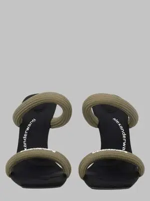 Alexander Wang Julie Sandalo High Heel Sandals - Green