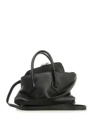 Attico La Passeggiata" Mini Leather Bag - Black