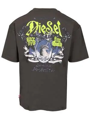 DIESEL® Cotton T-shirt - Black
