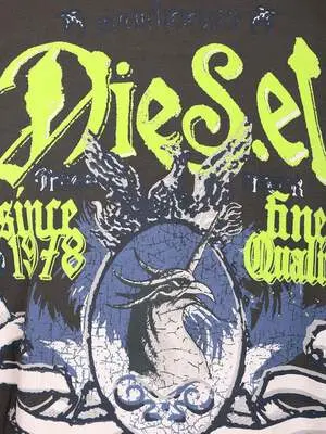 DIESEL® Cotton T-shirt - Black