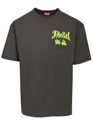 DIESEL® Cotton T-shirt - Black