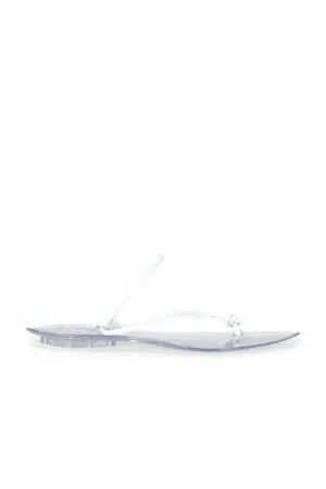 Alaïa Patent Leather And Pvc Invisible Jelly Thong Sandals