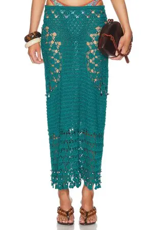Rabanne Crochet Maxi Skirt