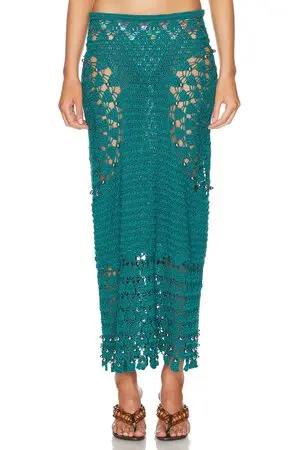 Rabanne Crochet Maxi Skirt