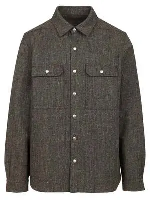 Rick Owens Carbone Outershirt - Gray