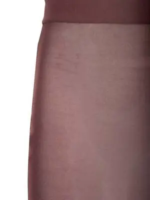 Saint Laurent Sheer High-waisted Pencil Midi Skirt