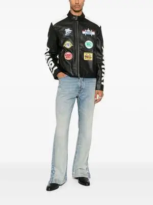 Amiri Flared Straight-leg Jeans