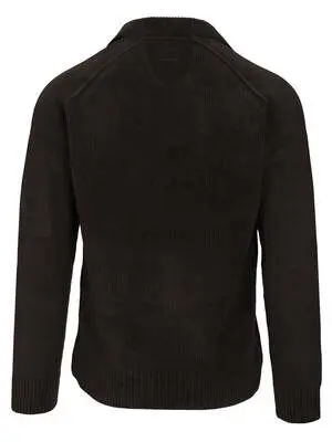 C.P. COMPANY Cotton Chenille Polo Sweater