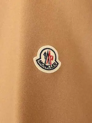 Moncler Padded Cape In Wool Blend