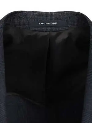 Tagliatore Vesuvio Prince Of Wales Suit - Blue