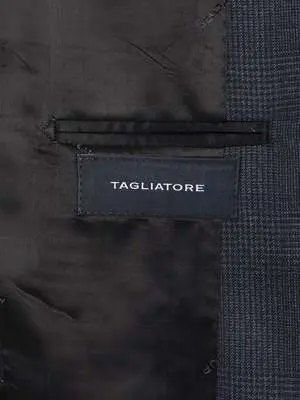 Tagliatore Vesuvio Prince Of Wales Suit - Blue