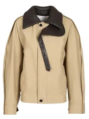 Bottega Veneta Cotton Blouson - Cream
