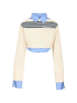Balenciaga Hybrid Knit Sweater - Multicolor