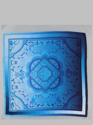 Casablanca Foulard Egyptian Rug Medium - Blue