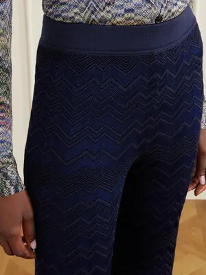 Missoni Crochet-knit Straight-leg Pants