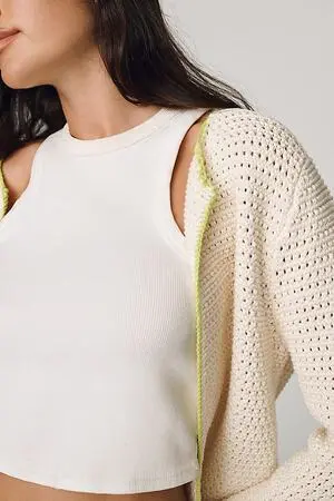 KERRI ROSENTHAL Frankie Cotton Cardigan