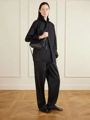 Phoebe Philo Cotton Straight-leg Drawstring Pants