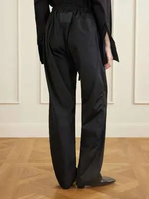 Phoebe Philo Cotton Straight-leg Drawstring Pants