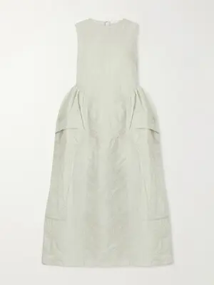 Cecilie Bahnsen Matelassé Maxi Dress