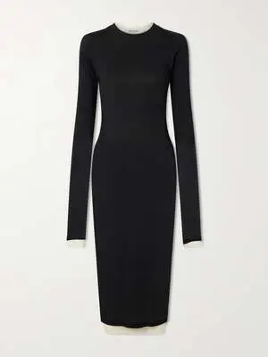 Phoebe Philo Crepe-jersey Midi Dress