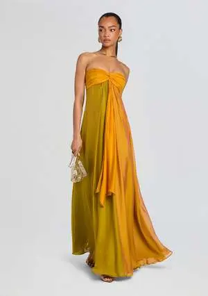 Retrofete Lunaria Chiffon Gown - Iridescent Multi