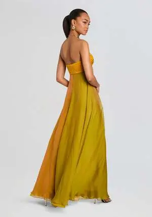 Retrofete Lunaria Chiffon Gown - Iridescent Multi