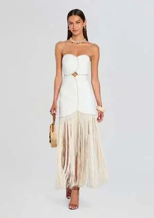 Azulu Joaquina Dress - Ivory Seashells